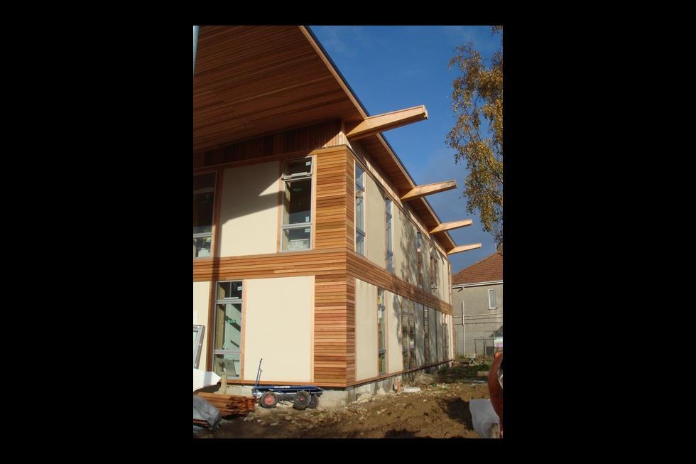 Straw bale building takes shape - images | News | Building